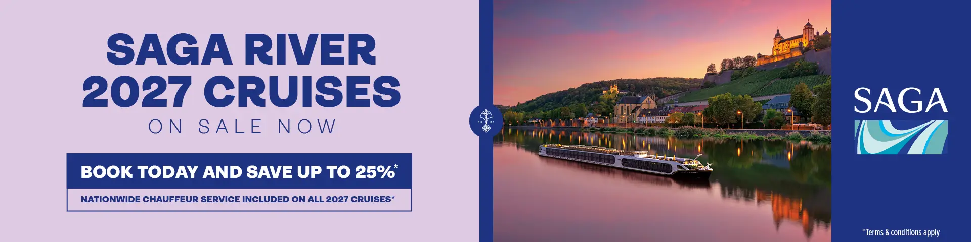 Saga River 2027 Cruises On Sale Now
